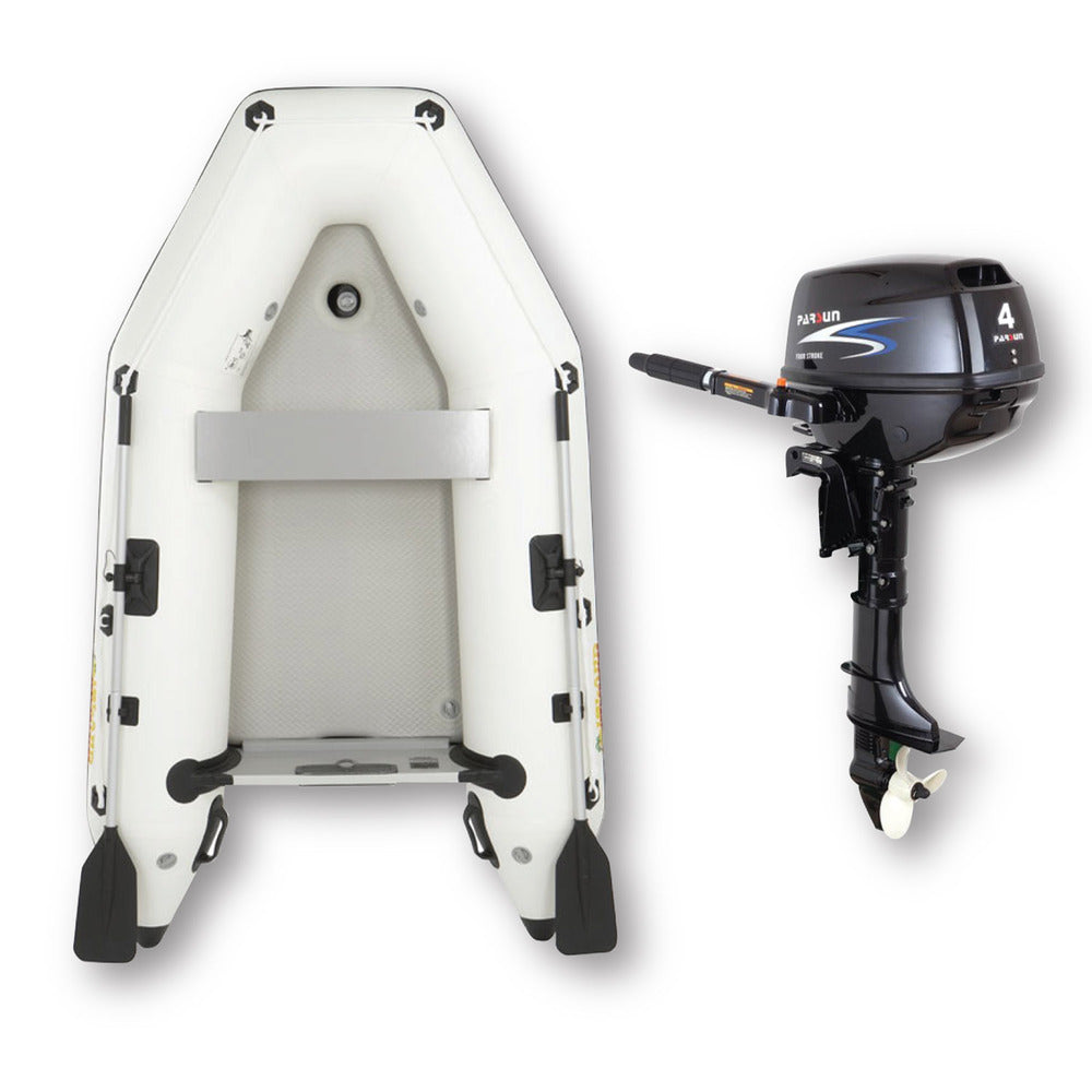 2.6m ISLAND INFLATABLE BOAT + 4HP PARSUN OUTBOARD MOTOR – Jet Board ...